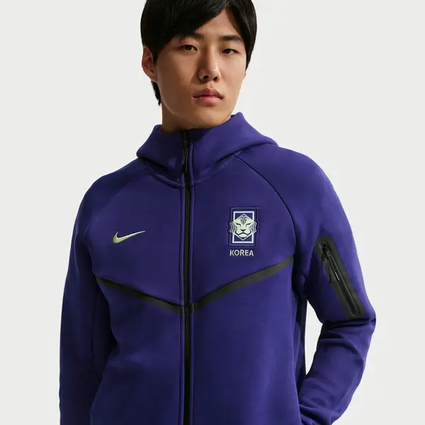 Nike Korea Tech Fleece Windrunner Soccer Full-zip Hoodie - Purple