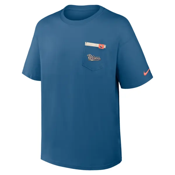 Nike Milwaukee Brewers City Connect 2-hit Max90 Pocket Mlb T-shirt - Blue
