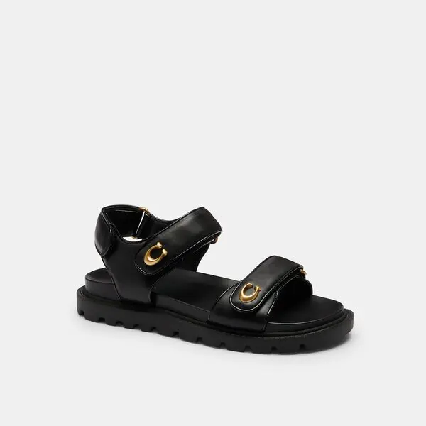 COACH Brynn Sandal - Black