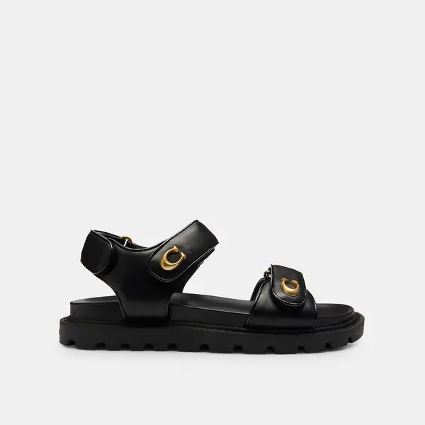 COACH Brynn Sandal - Black