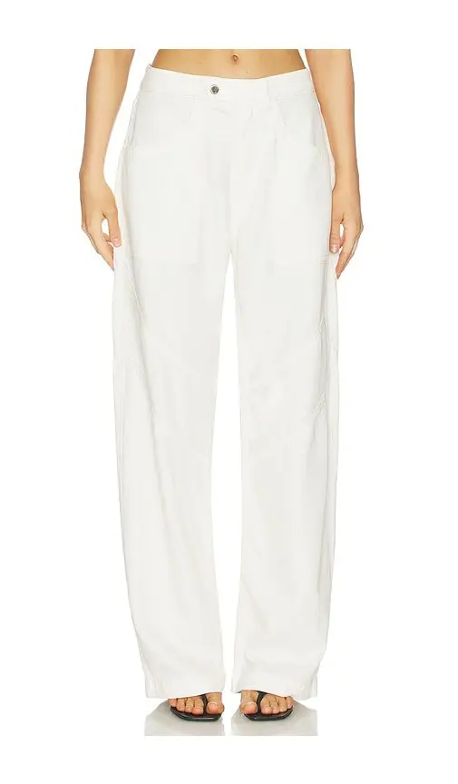 ICON DENIM LOS ANGELES Lysa Wide Leg Jeans - White