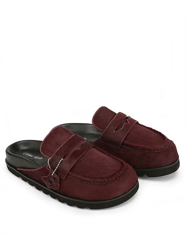 NAKED WOLFE Cordless Mule - Red
