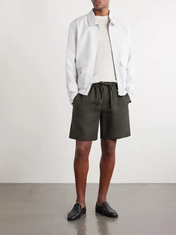 Mr P. Striped Linen T-shirt