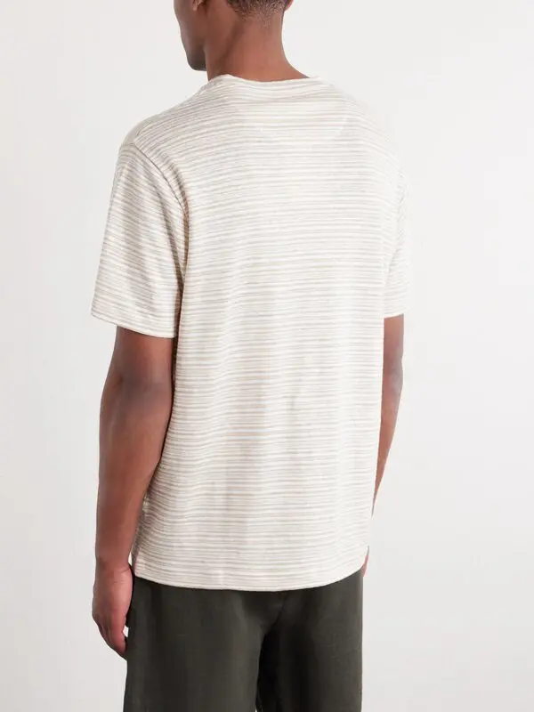 Mr P. Striped Linen T-shirt