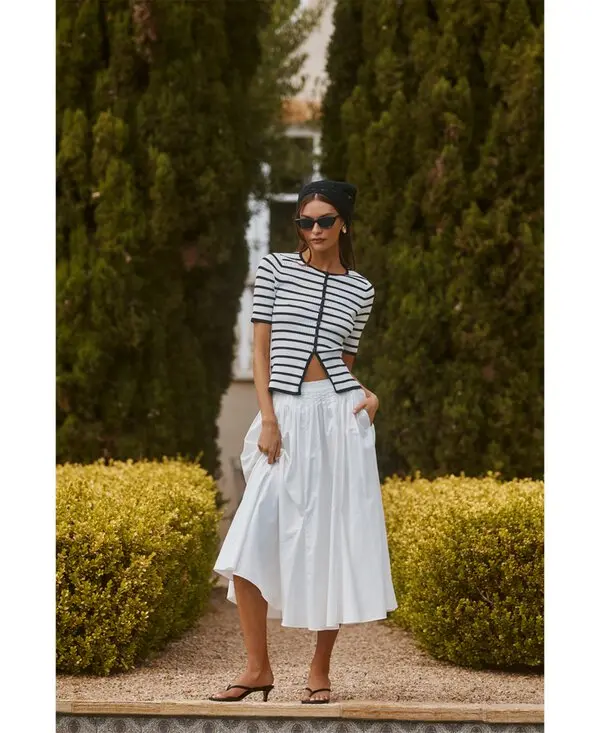 Astr The Label Sidra Midi Skirt