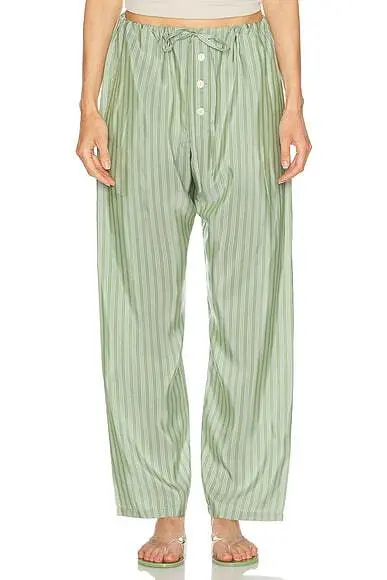 BODE Sylvan Stripe Pant - Green