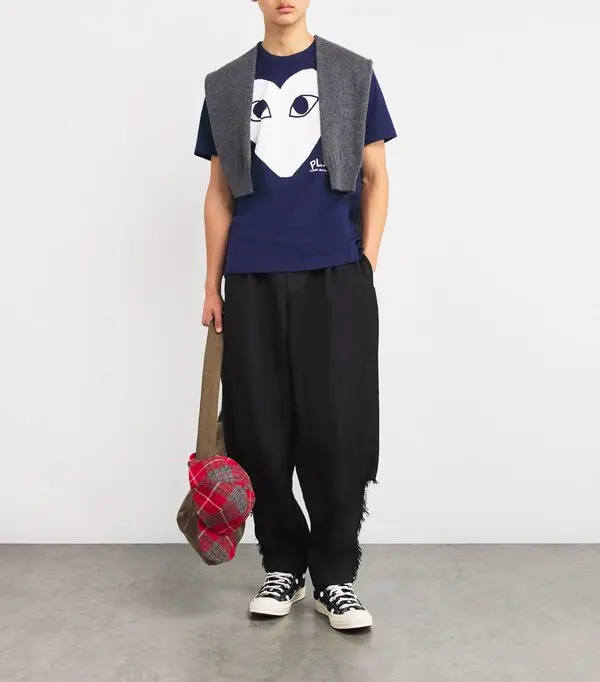 Play Comme Des Garcon Heart Logo T-shirt