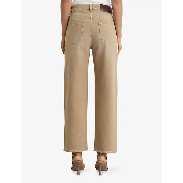 REISS Selin Straight-leg Mid-rise Denim Jeans