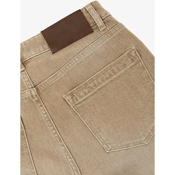 REISS Selin Straight-leg Mid-rise Denim Jeans