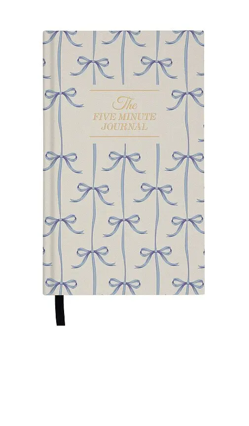 INTELLIGENT CHANGE Five Minute Journal Bow - Blue