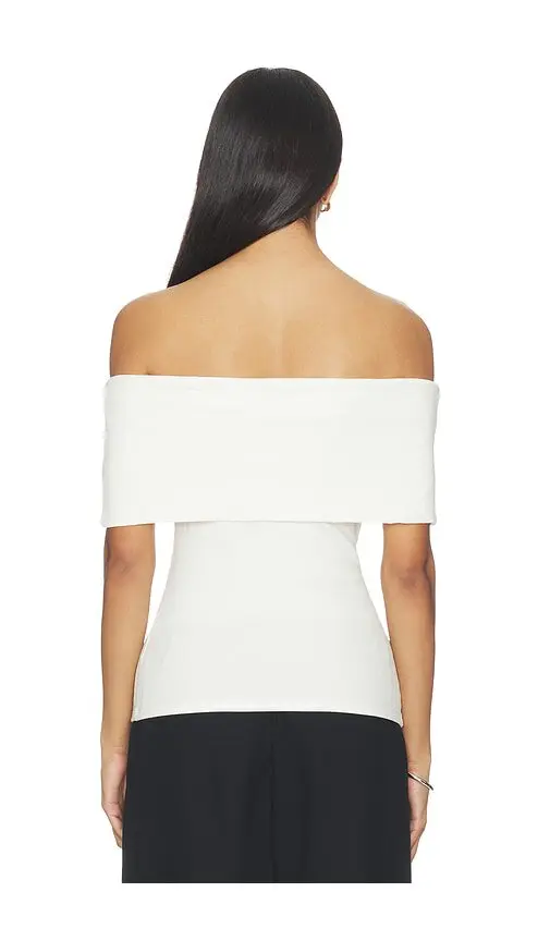 Paige Rosarita Off-the-shoulder Top - Ivory