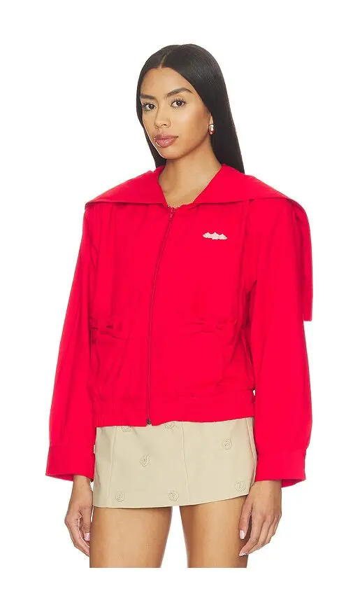 Sandy Liang Cotton Zip-up Jacket