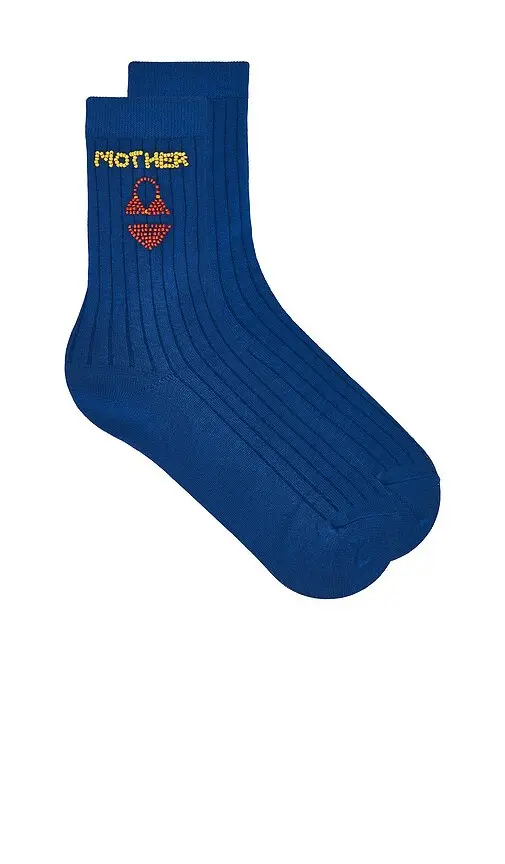 MOTHER The Half Step Socks - Blue
