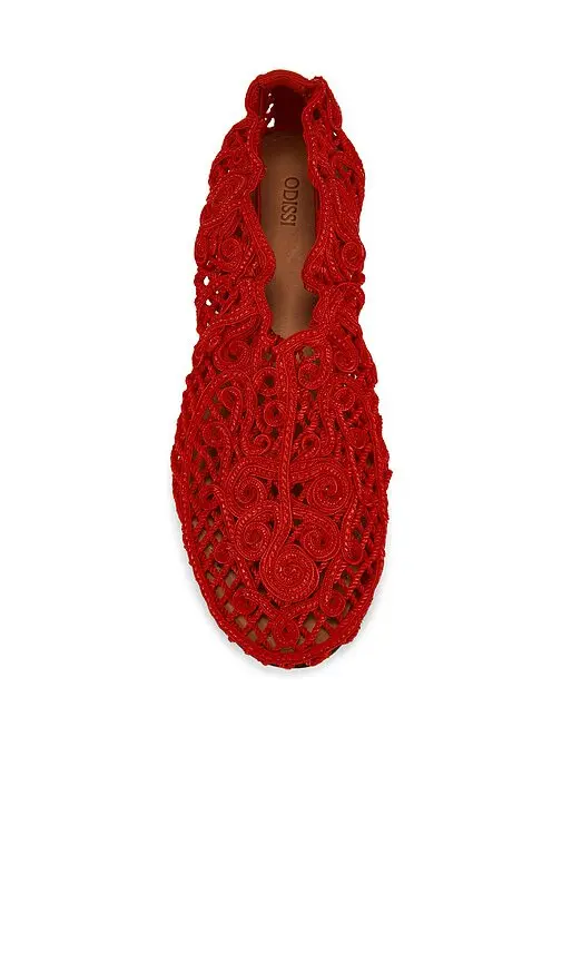 ODISSI Iris Flat Crochet Knit