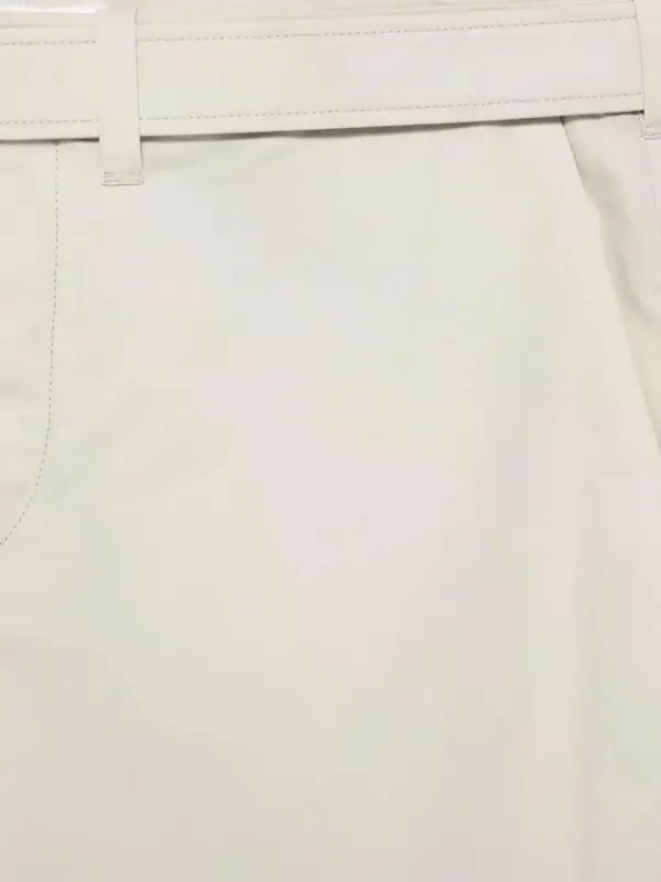 RIER Belted Straight-leg Trousers - Grey