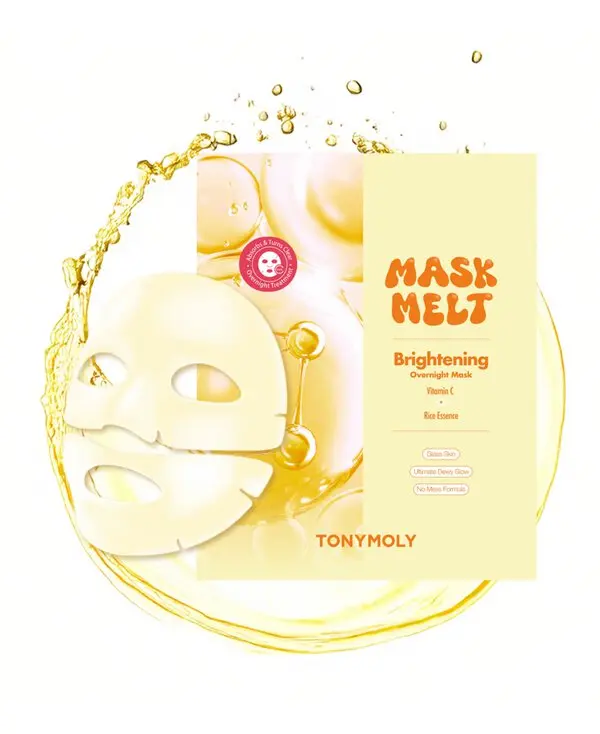 TONYMOLY Mask Melt Brightening Overnight Hydrogel Mask - No Color