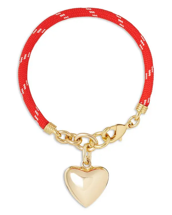 ROXANNE ASSOULIN The Happy Cord Charm Bracelet - Gold/red