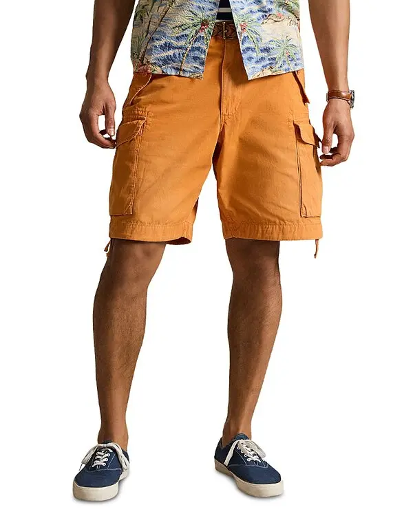 Polo Ralph Lauren The Big Cargo 9.5" Shorts - Washed Optic Orange