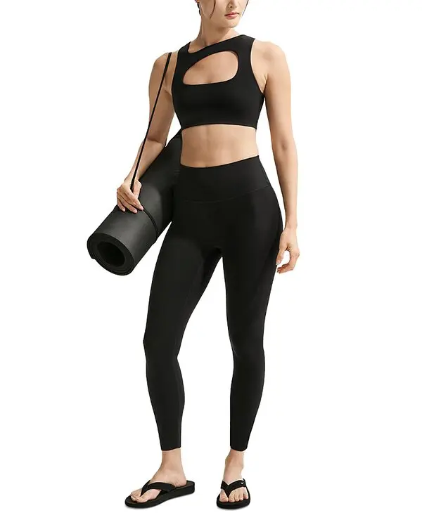 Nike Zenvy High Dri-fit High-rise 7/8 Leggings - Black/cool Grey