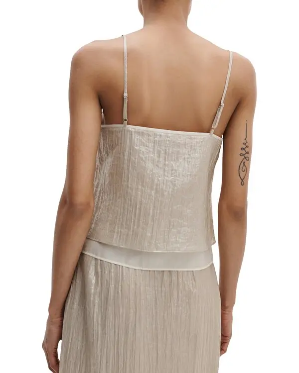Rag & Bone Suki Crinkled Organza Cami