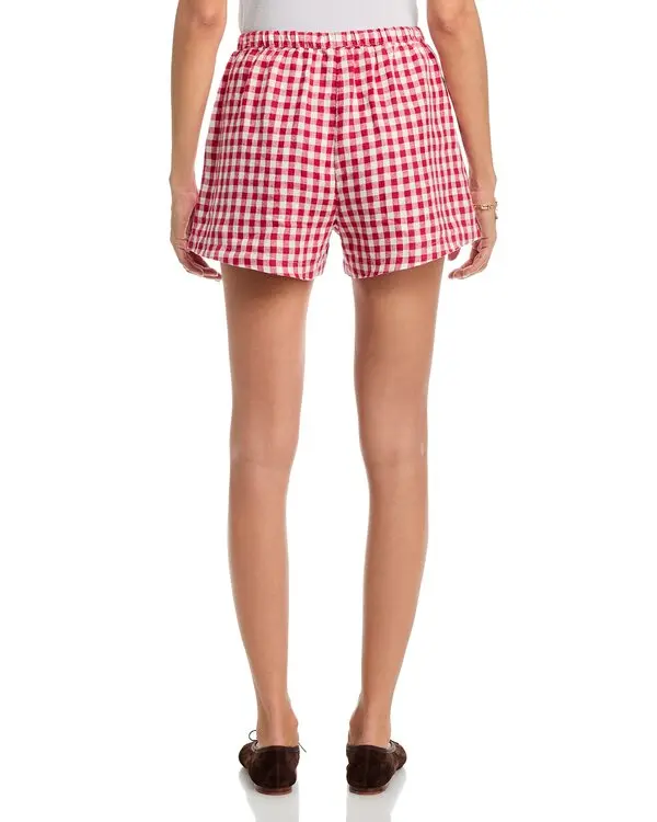 Rails Jenner Gingham Check Linen Shorts - Picnic Check
