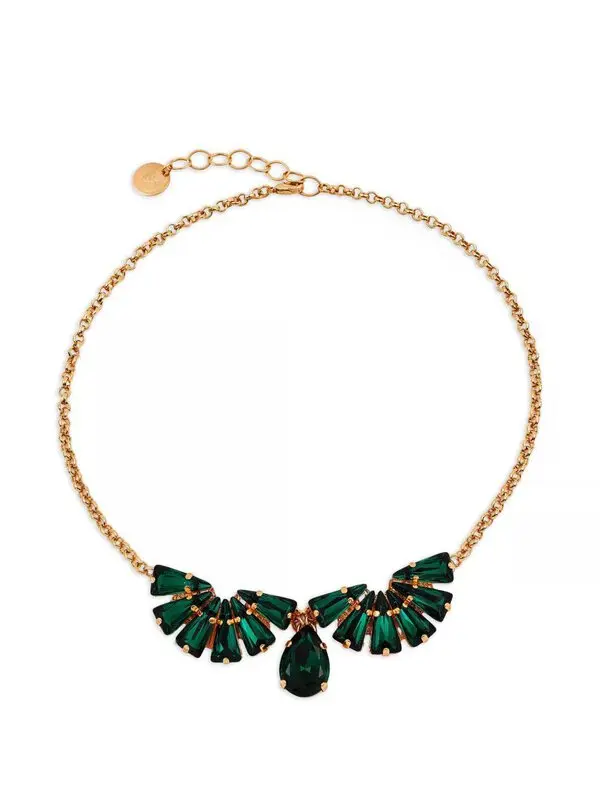ANTON HEUNIS Crystal-embellished Necklace - Gold