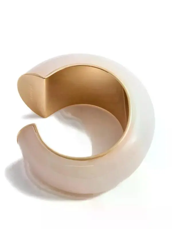 SELF-PORTRAIT Resin Cuff Bracelet - Gold