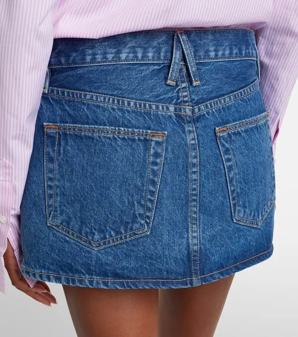 SLVRLAKE Micro Denim Miniskirt