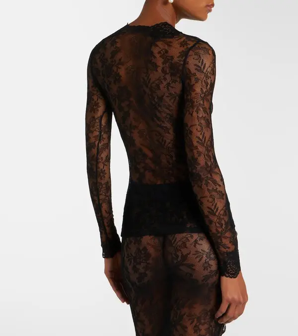 Valentino Garavani Floral Sheer Lace Cardigan