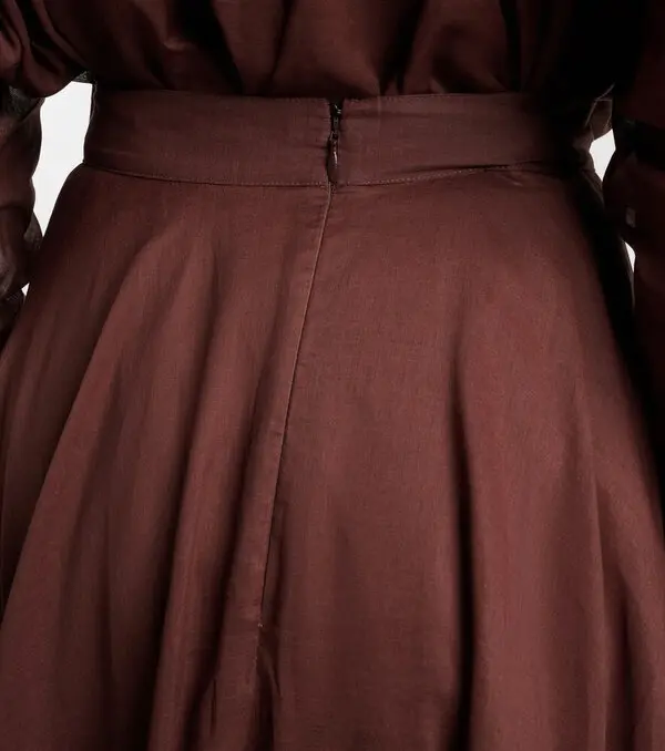 Plan C Cotton Organza Maxi Skirt