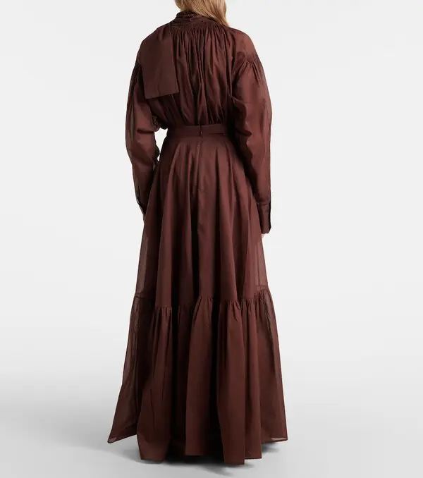 Plan C Cotton Organza Maxi Skirt