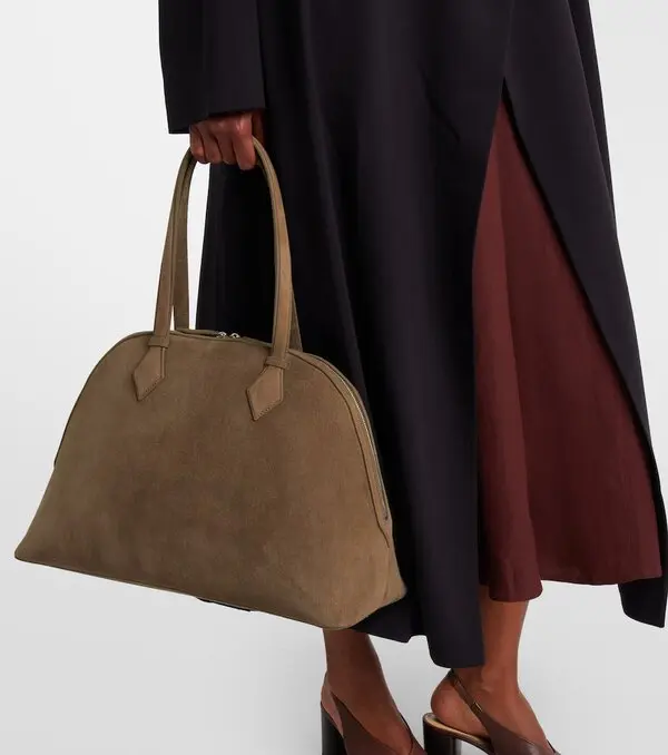 A.emery Harnick Medium Suede Shoulder Bag - Green