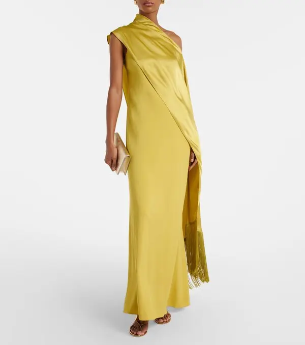 TALLER MARMO Berenson One-shoulder Gown