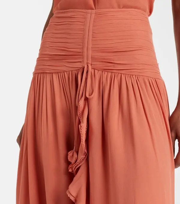 Poupette St Barth Neree Maxi Skirt - Pink