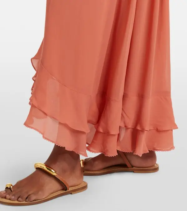 Poupette St Barth Neree Maxi Skirt - Pink