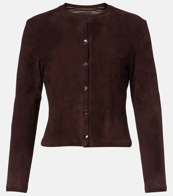 Stouls Astrid Suede Cardigan - Brown