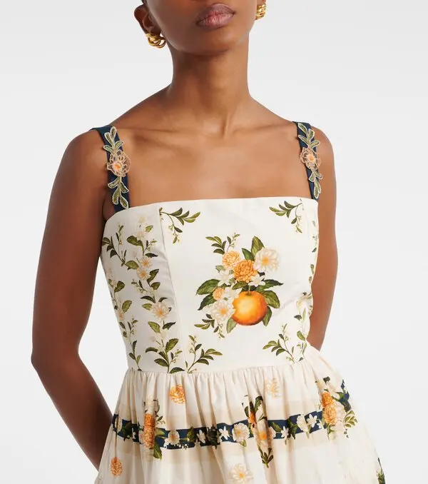 agua by agua bendita habitat lima mini dress Agua by Agua Bendita | Introducing the Lima Mini Dress  an Agua favorite,  now reimagined in a stunning blue and ivory color palette. Featuring  delicate,