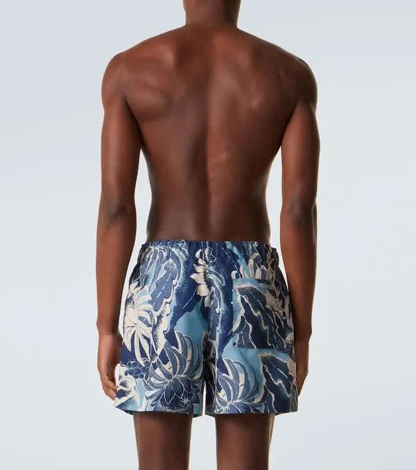 JW Anderson Floral Cotton Swim Trunks
