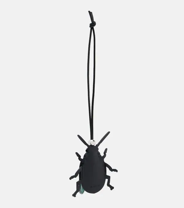 JW Anderson Beetle Metallic Leather Bag Charm