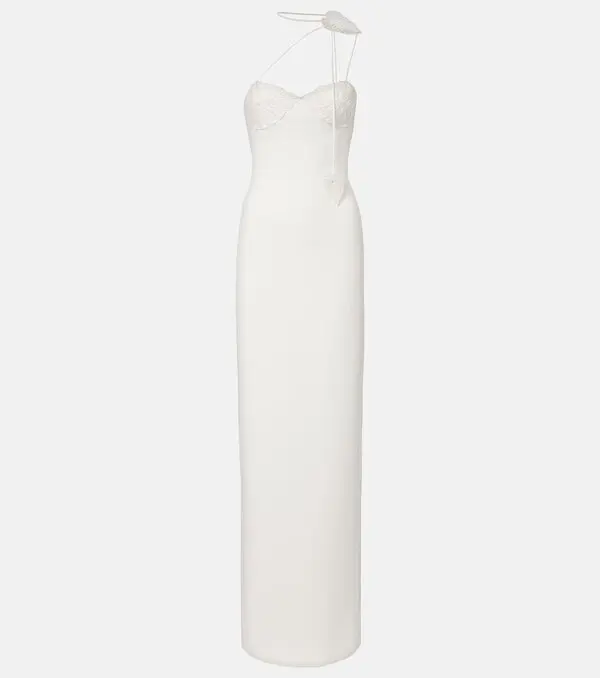 David Koma Embroidered Gown