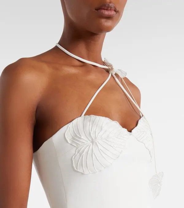 David Koma Embroidered Gown