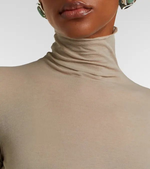 MUGLER Cotton Jersey Gown