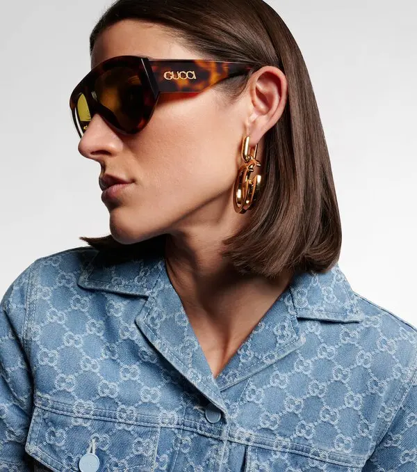 Gucci Signoria Shield Sunglasses