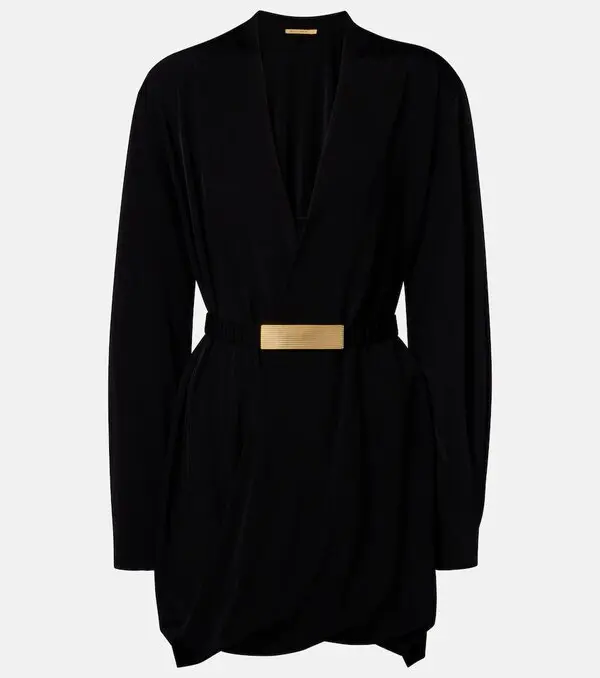 VIX PAULA HERMANNY X Rosie Huntington-whiteley Rosana Mini Dress - Black