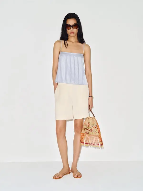 REFORMATION Zeno Top - Blue