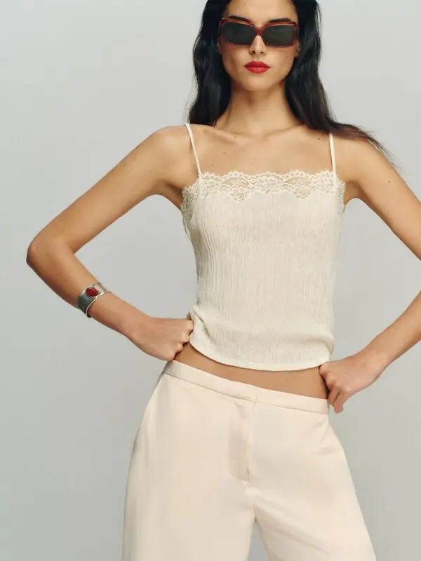 REFORMATION Maisie Knit Top