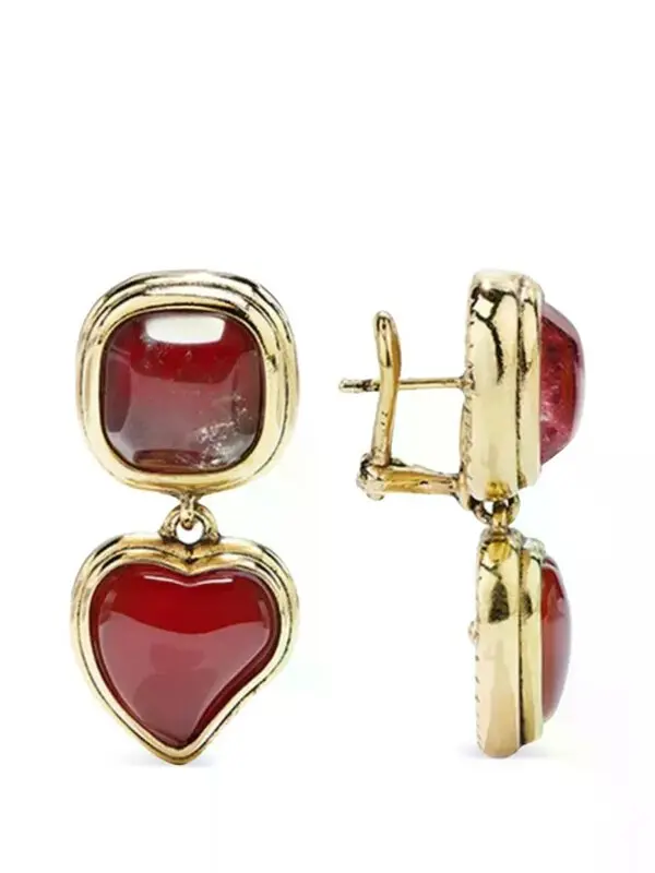GOOSSENS Renaissance Heart Earrings - Gold