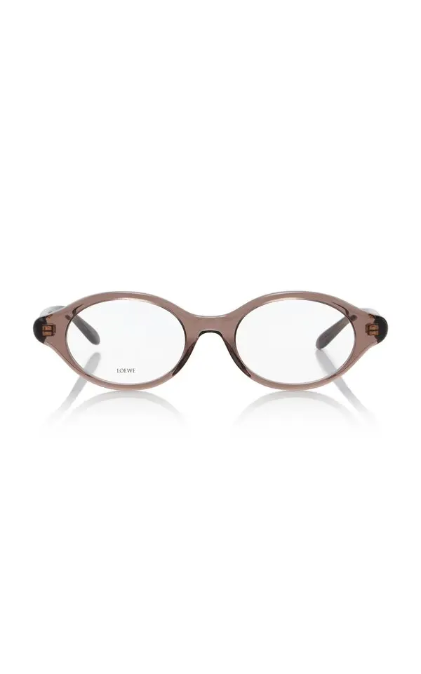 Loewe Round-frame Acetate Eyeglasses - Brown