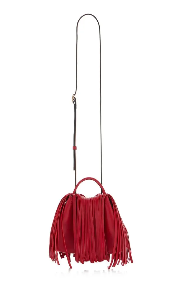 Givenchy Facet Nano Fringed Leather Bag