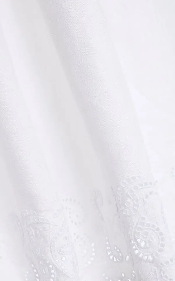 Staud Grazia" Linen Midi Halter Dress